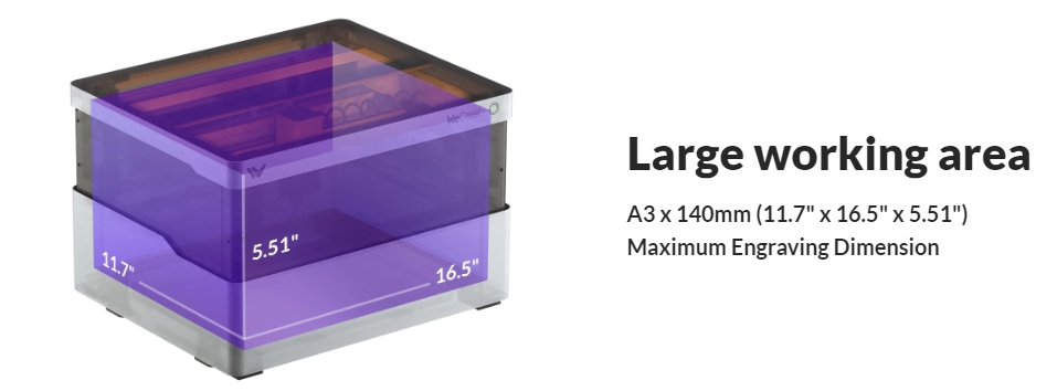 What Size/Height Materials Can I Use With WeCreat Vision? – WeCreat | Support