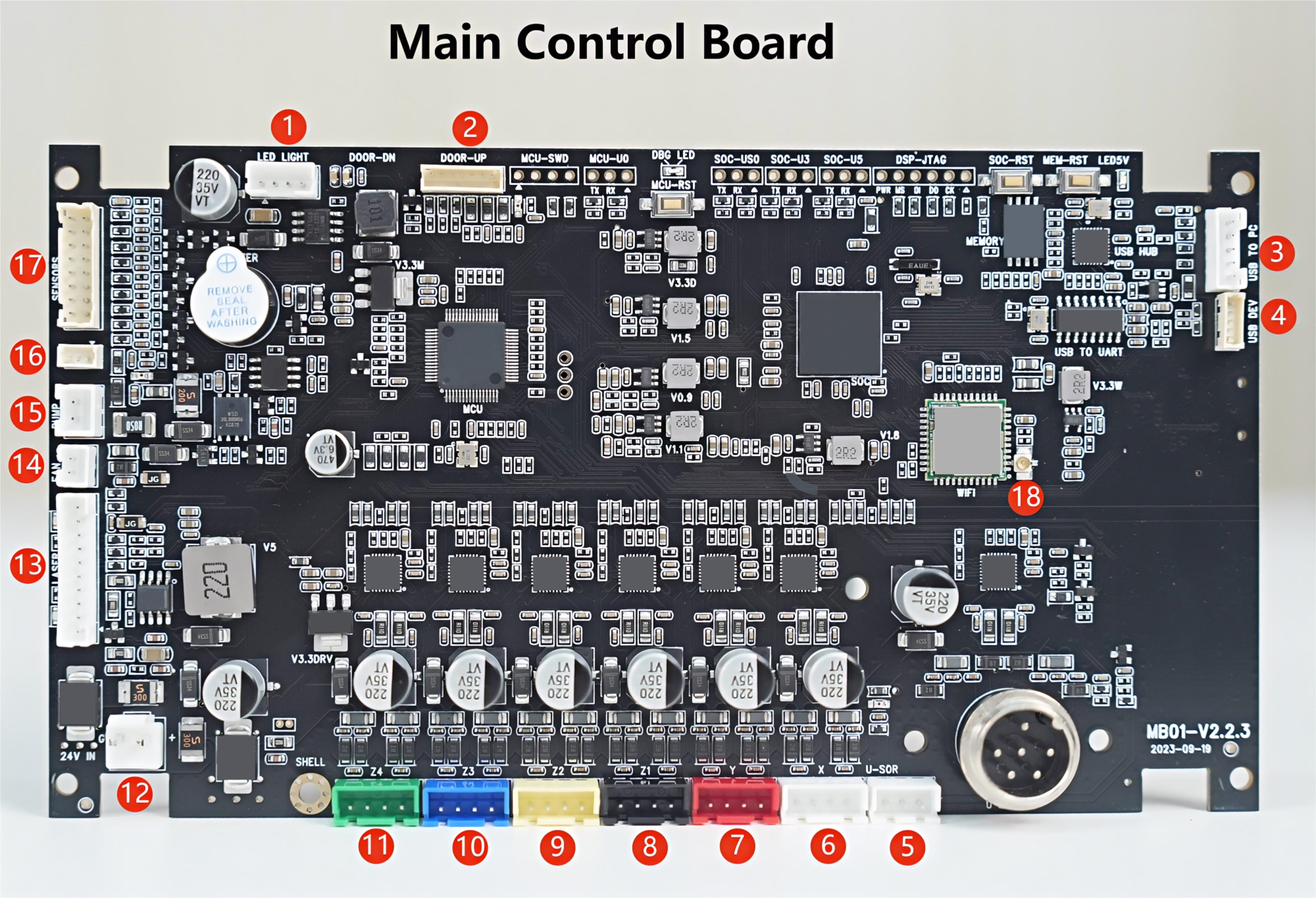 【Vision】How to Check the USB Cable Connection on the Mainboard? – WeCreat | Support